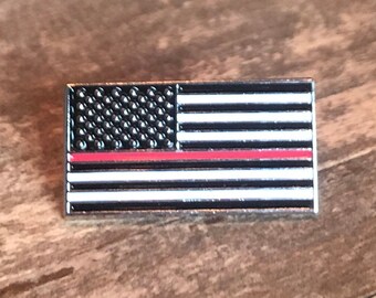 American Flag Enamel Pin - Etsy
