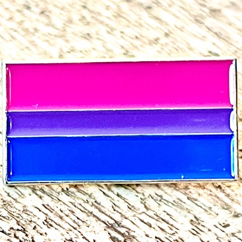 Bisexual Pride Pink Purple Blue Flag 1 Lapel Pin Badge - Etsy