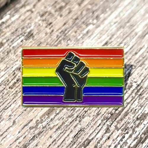 Stronger Together Progress Pride Flag Pin Set of 2 1 - Etsy