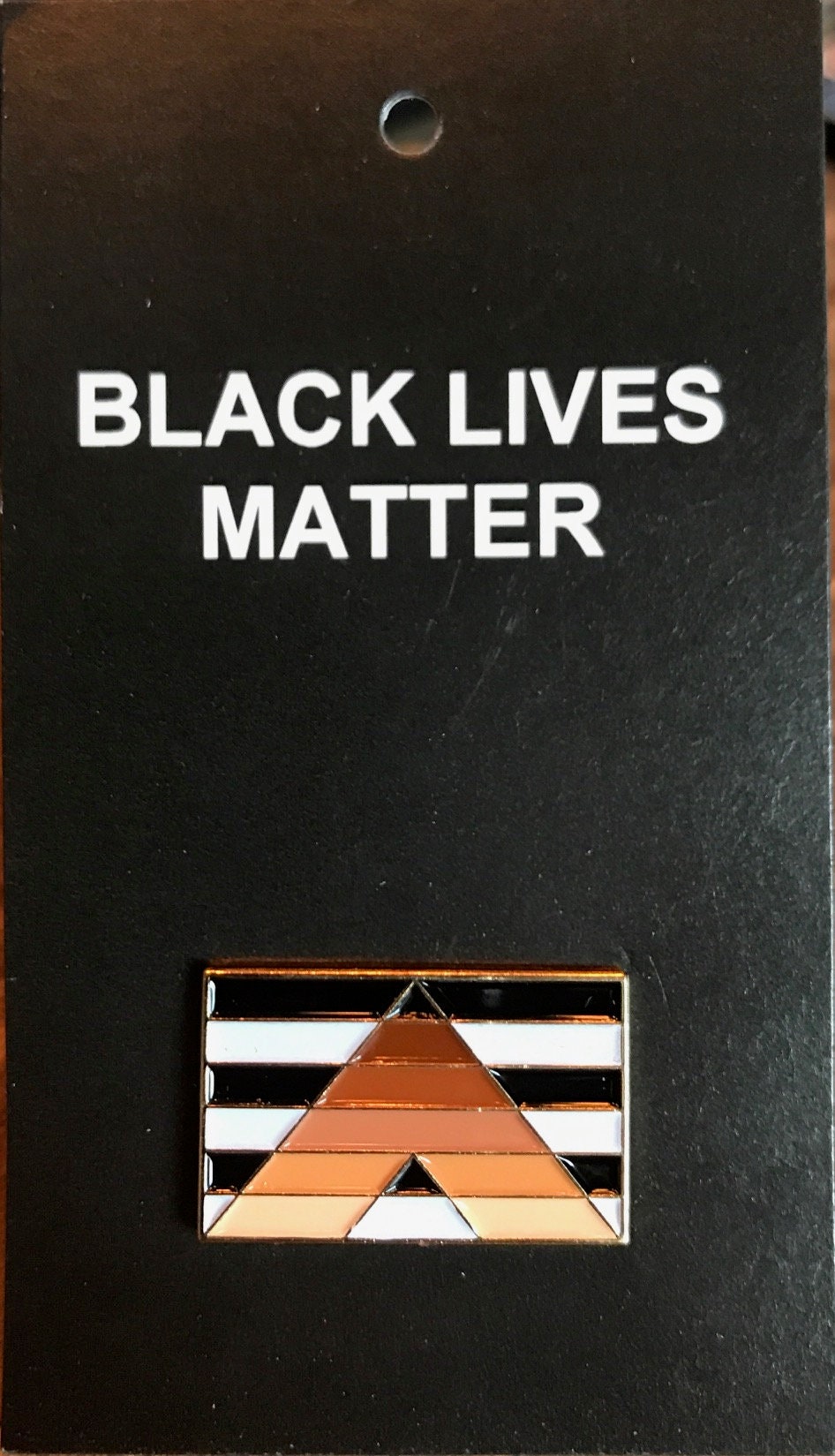 Anti-racist Black Ally Stripe Flag 1 Lapel Pin Badge - Etsy