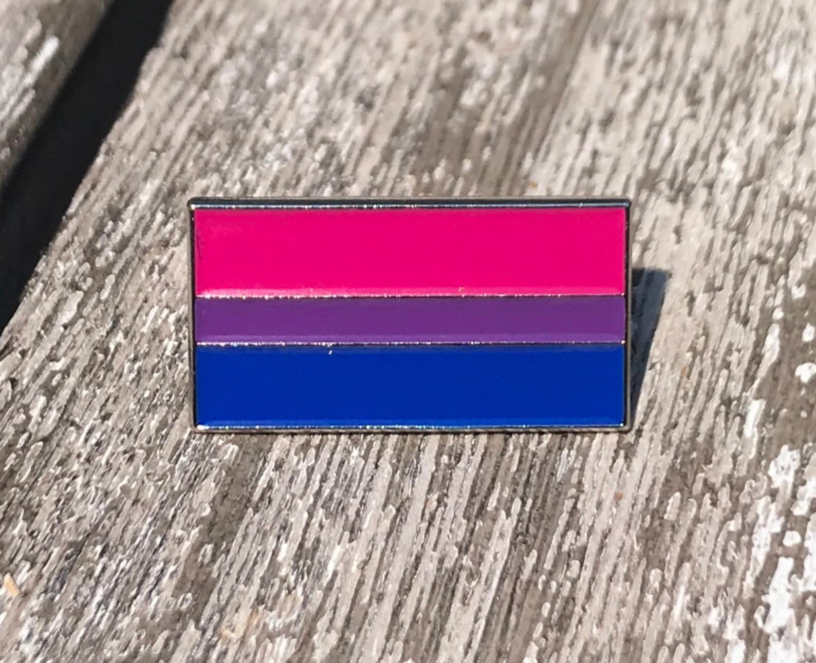 Bisexual Pride Pink Purple Blue Flag 1 Lapel Pin Badge | Etsy