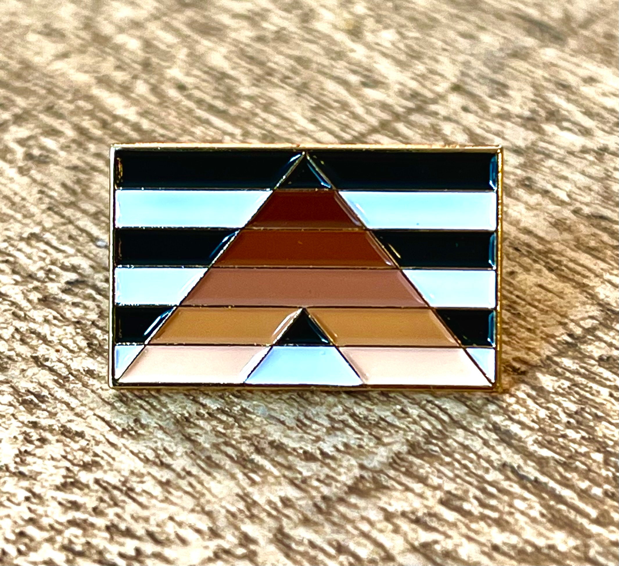 Anti-racist Black Ally Stripe Flag 1 Lapel Pin Badge - Etsy