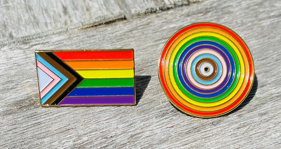 Pride Flag Enamel Pin Set: LGBT Equality - Supports Charity - Etsy