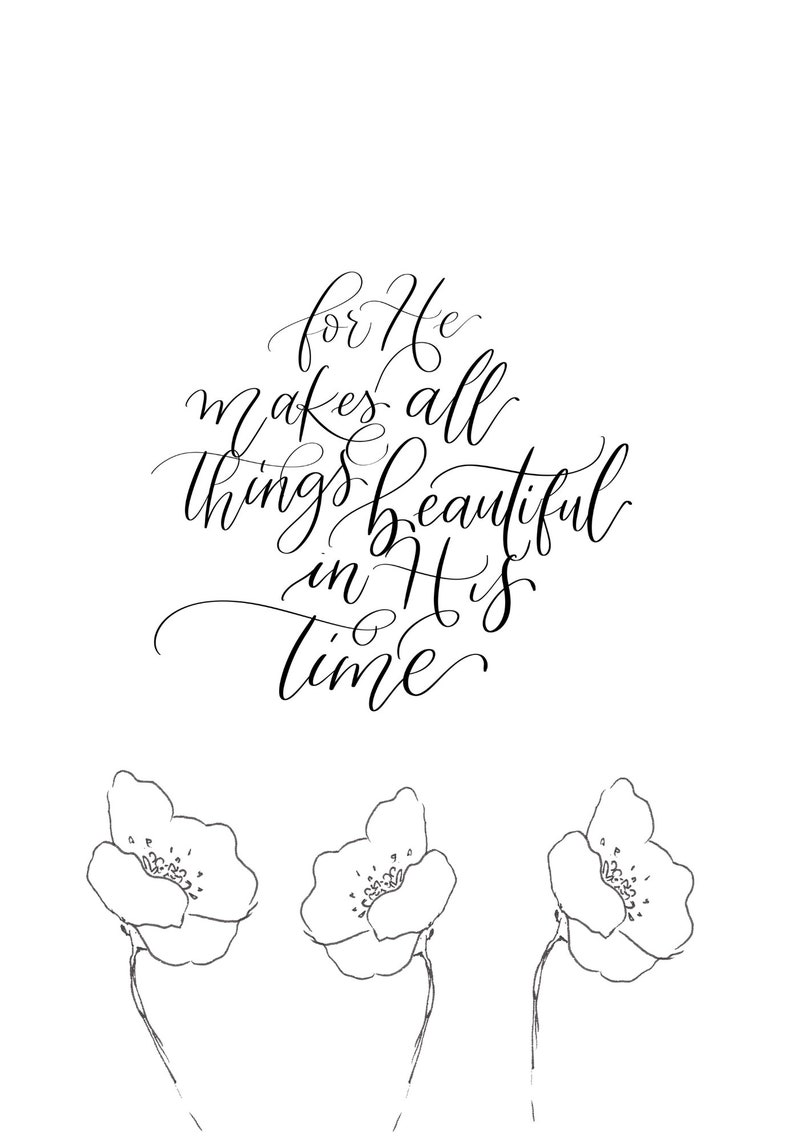 All Things Beautiful Digital Printable Wall Decor - Etsy
