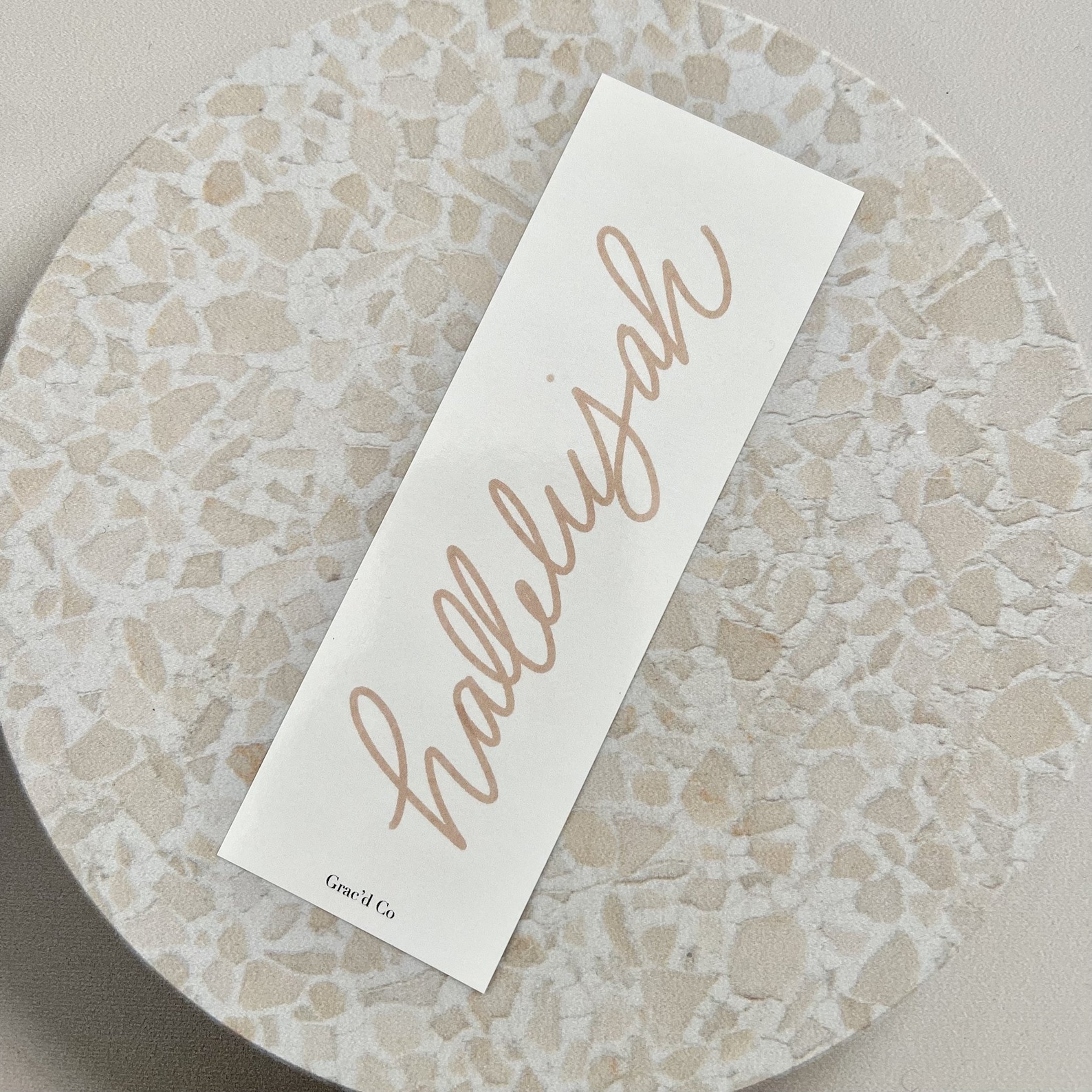 Hallelujah Bookmark, Christian Bookmark, Bible Verse Bookmark, Reading ...