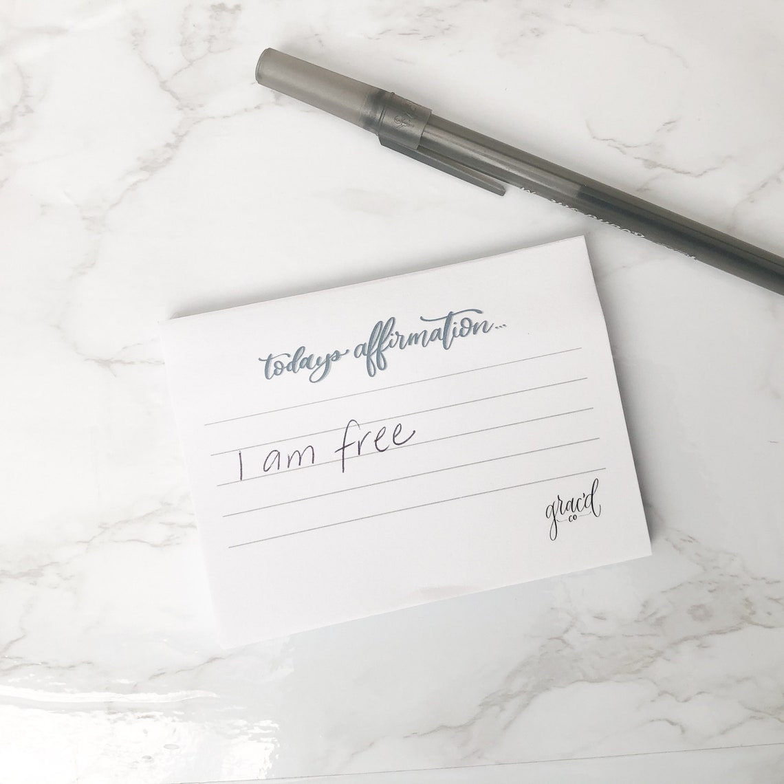 Affirmation Sticky Note Affirmation Notes Sticky Notes | Etsy