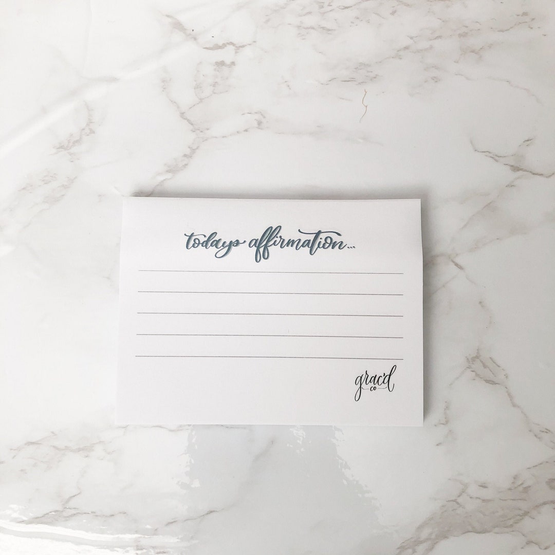 Affirmation Sticky Note, Affirmation Notes, Sticky Notes, Daily ...