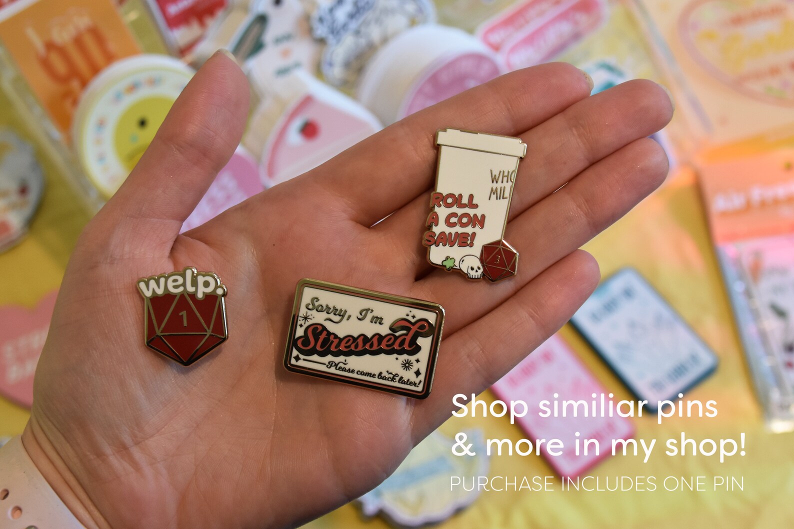 Crit Fail Enamel Pin "welp" | DM Gifts - Etsy