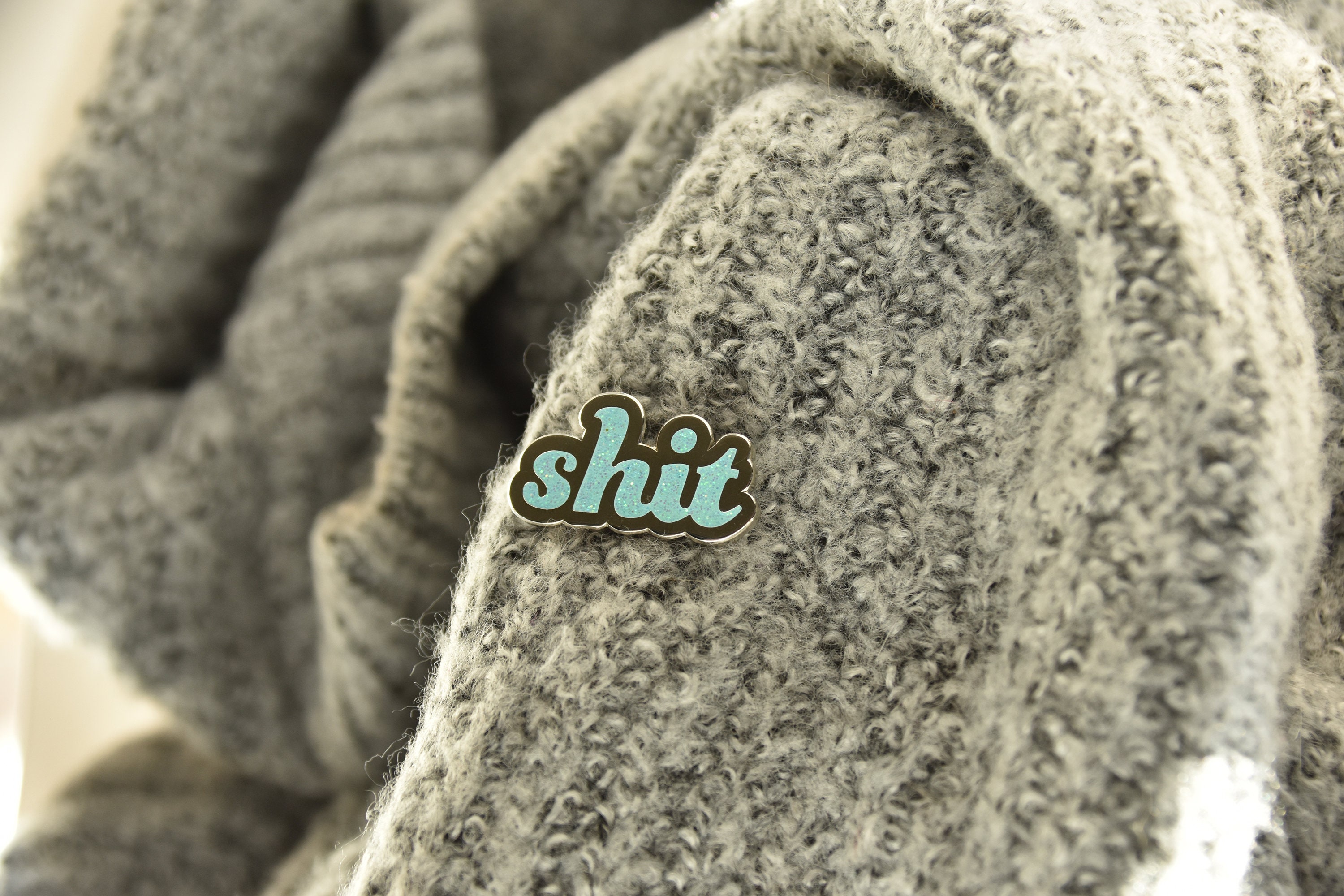 Shit Enamel Pin | Curse Word Hard Enamel - Etsy