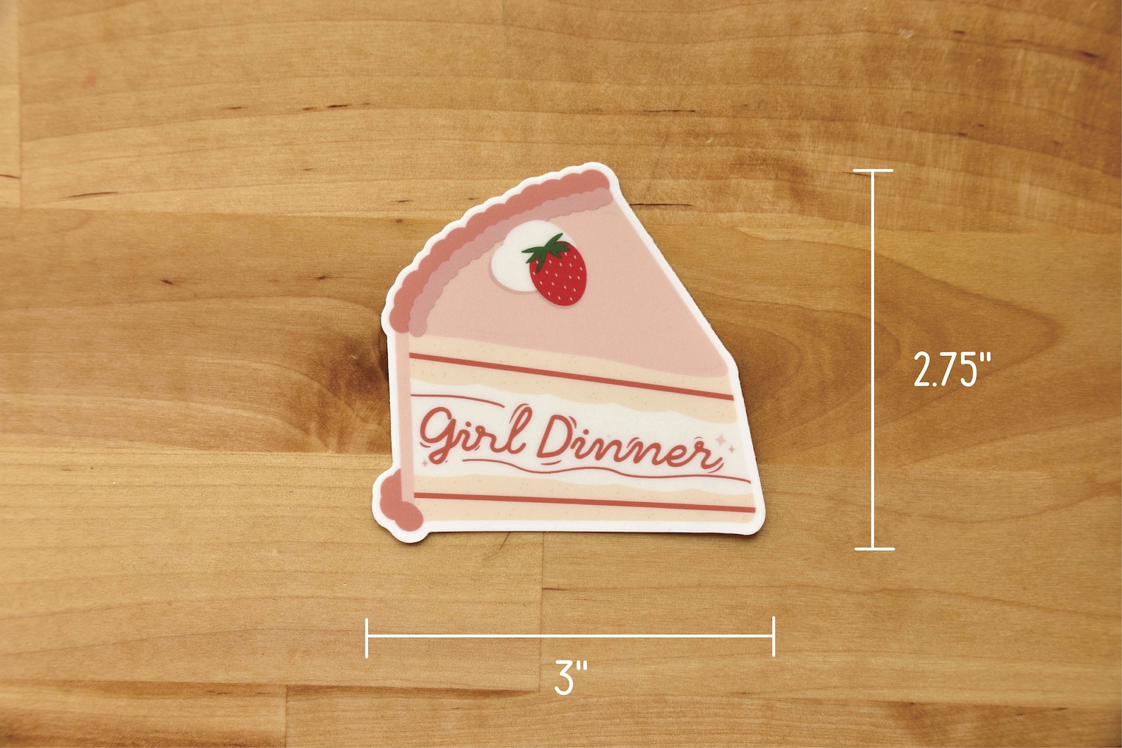 Girl Dinner Sticker - Etsy
