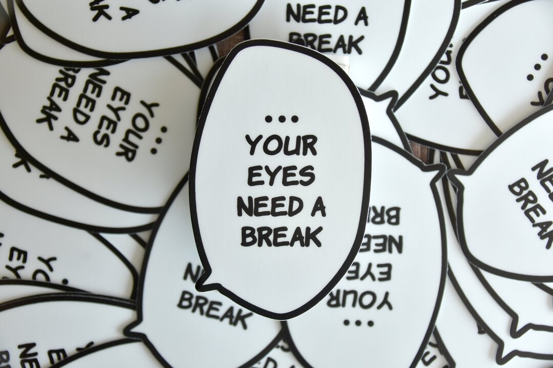 Self Care Reminder Sticker: Gamer Boi Anime Speech Bubble - Etsy