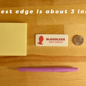 Bloodless Effect Sticker bloodless Don't Judge Me Vampire, Happy Decal ...