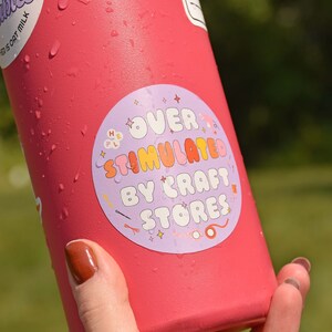 I'm Overstimulated | Gift for Crafter - Etsy