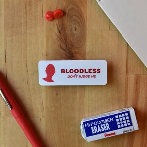 Bloodless Effect Sticker bloodless Don't Judge Me Vampire, Happy Decal ...