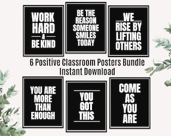 Growth Mindset Classroom Posters - Etsy