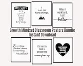 6 Growth Mindset Classroom Printable Posters Bundle 2 - Etsy