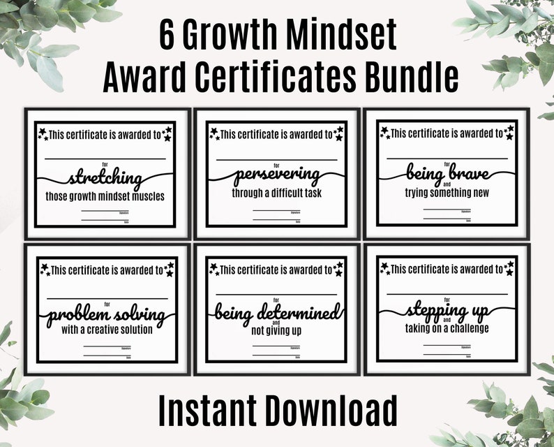 Ultimate Growth Mindset Printable Bundle Classroom Poster | Etsy
