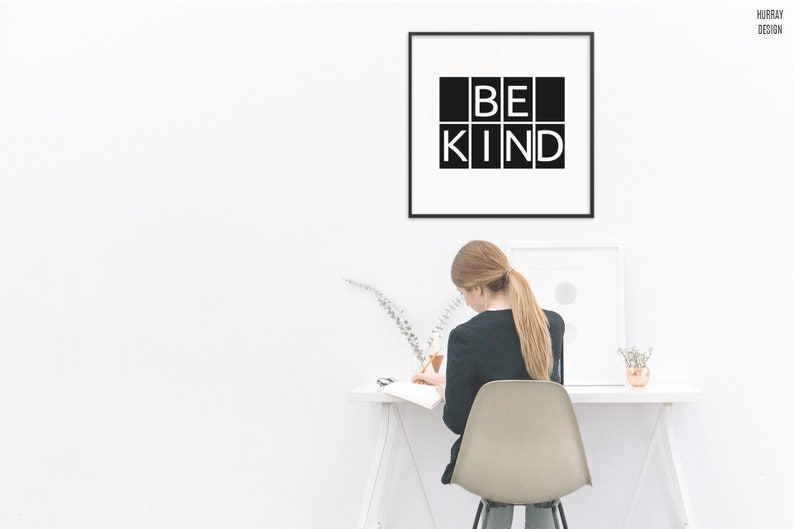 Be Kind Printable Classroom Poster Classroom Decor Kids Room | Etsy