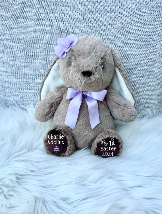 My 1st Easter Baby s first Easter my first Easter stuffed animal personalized stuffed animal personalized Easter bunny custom bunny