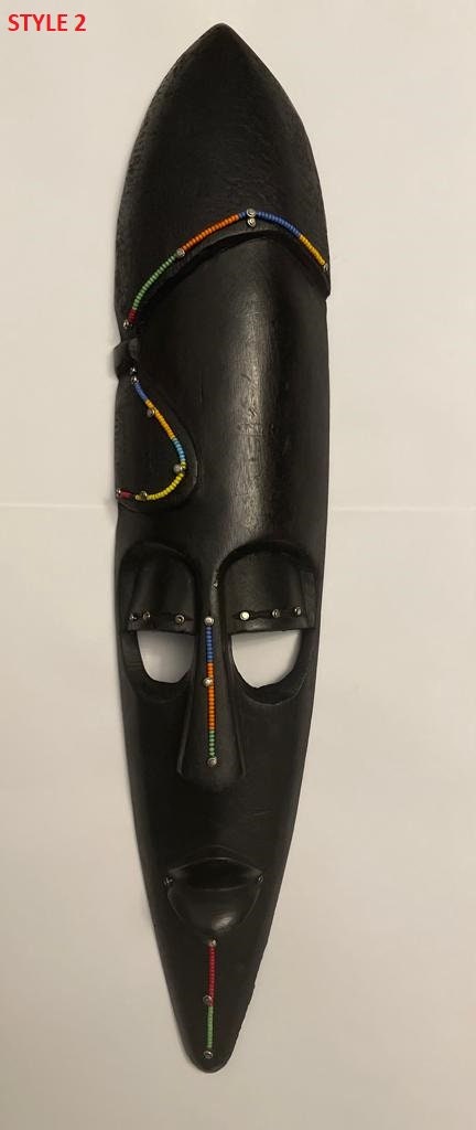 18 Black Kenyan Mask - Etsy