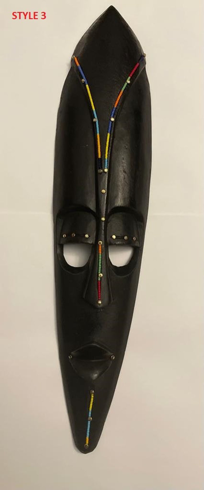 18 Black Kenyan Mask - Etsy