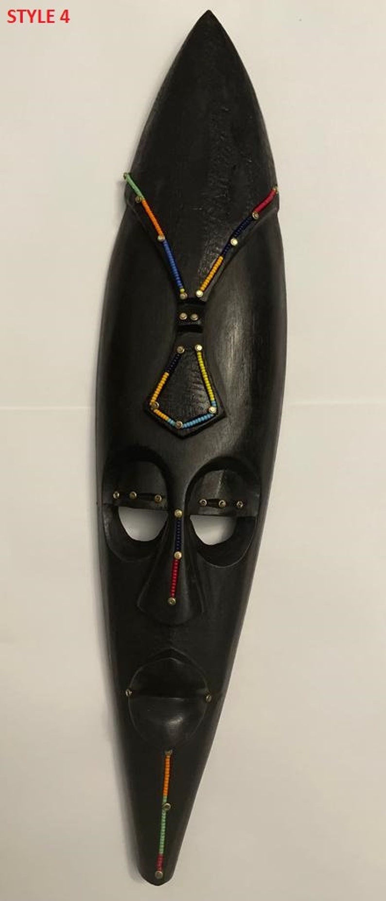 18 Black Kenyan Mask - Etsy
