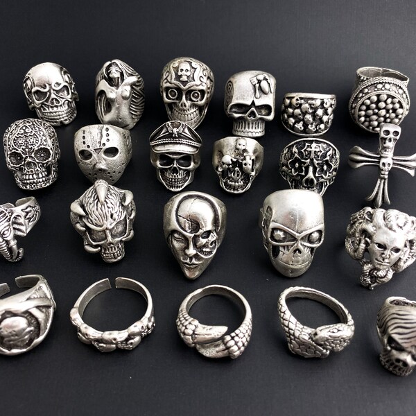Skull Ring - Etsy