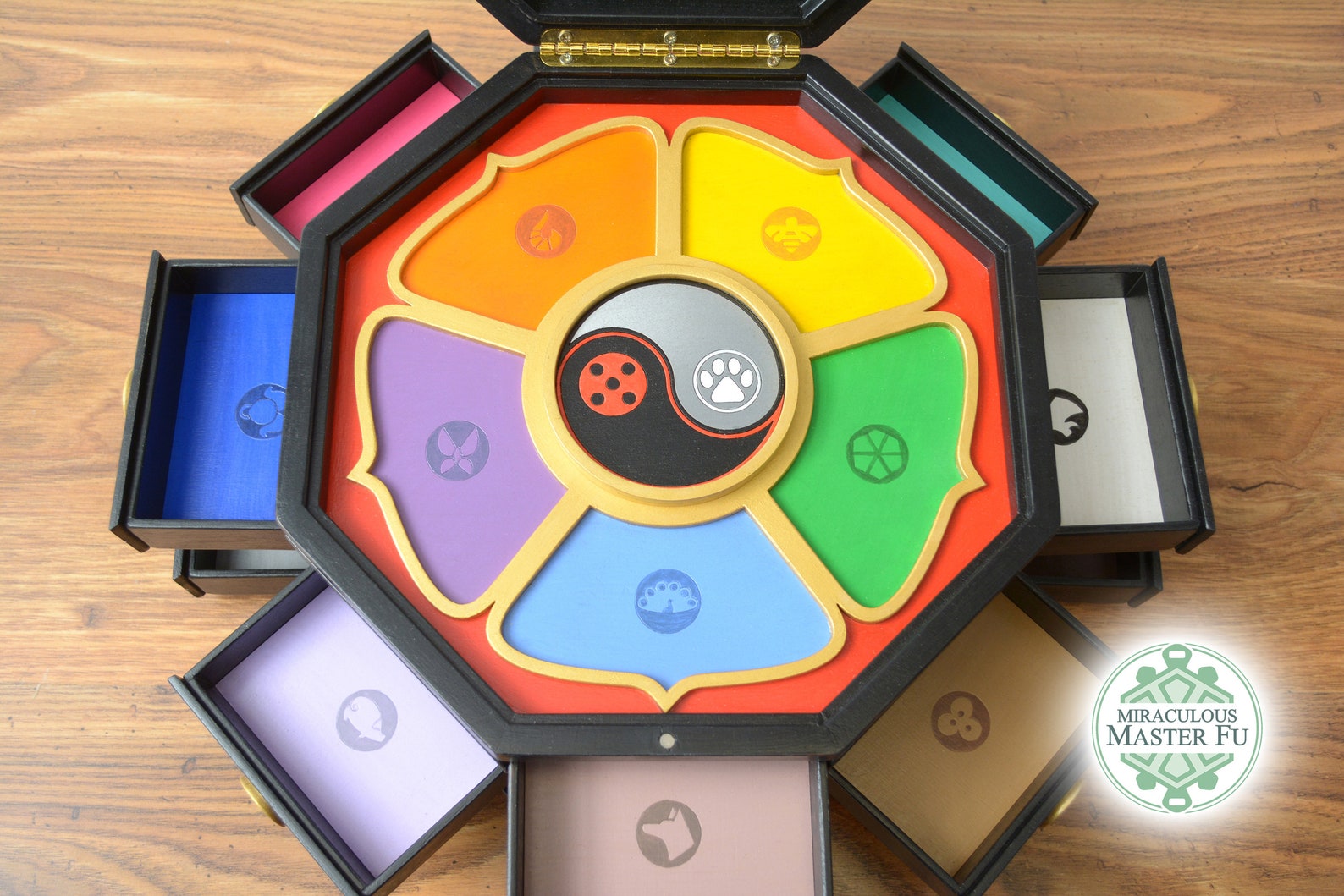 Large Miracle wooden Box of Master Fu | Etsy