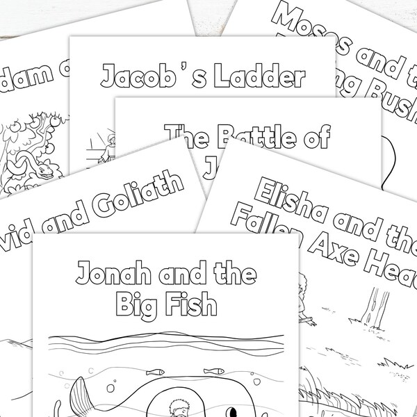 Old Testament Coloring Pages - Etsy