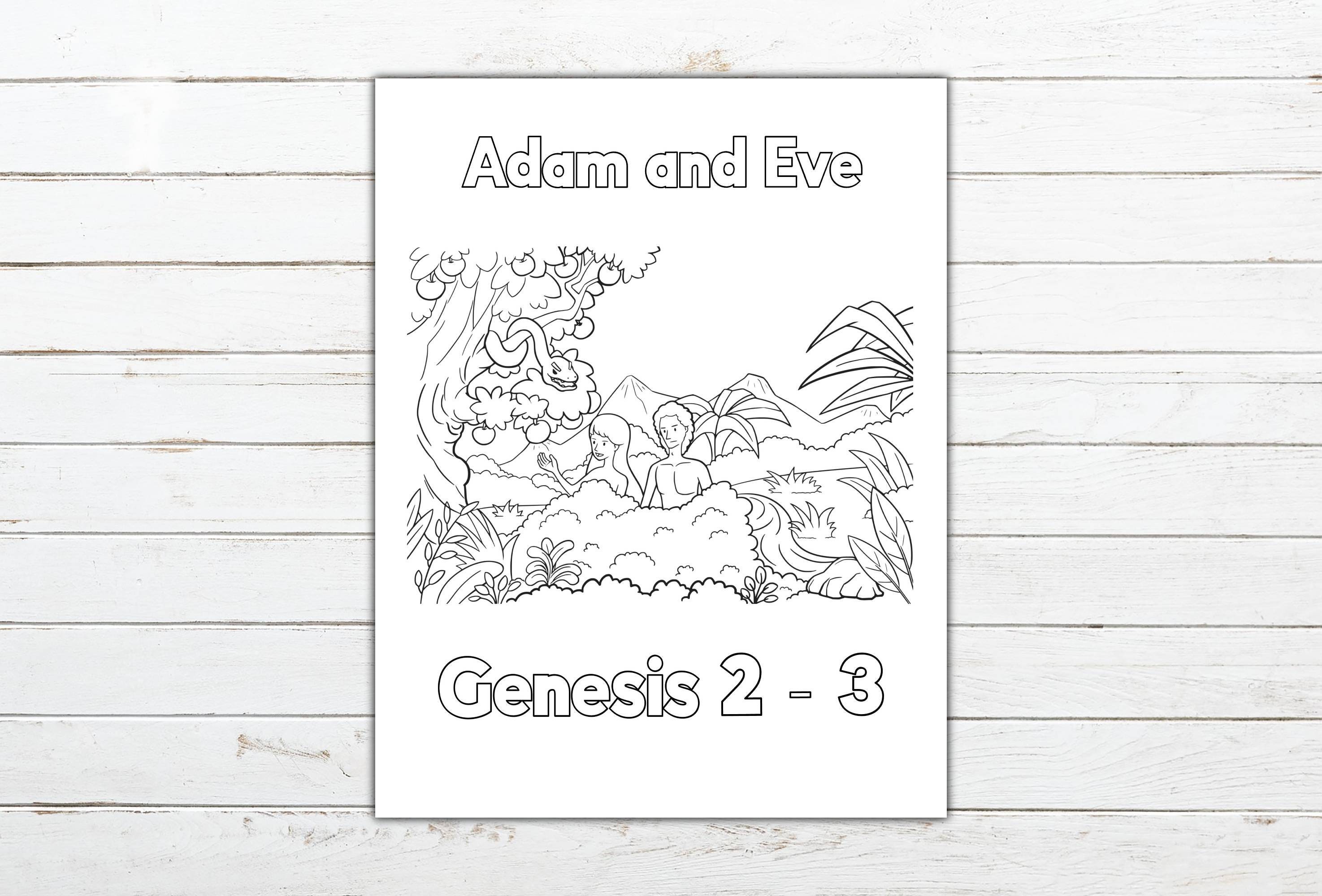 Old Testament Stories Printable Coloring Pages | 7 Page Set - Etsy