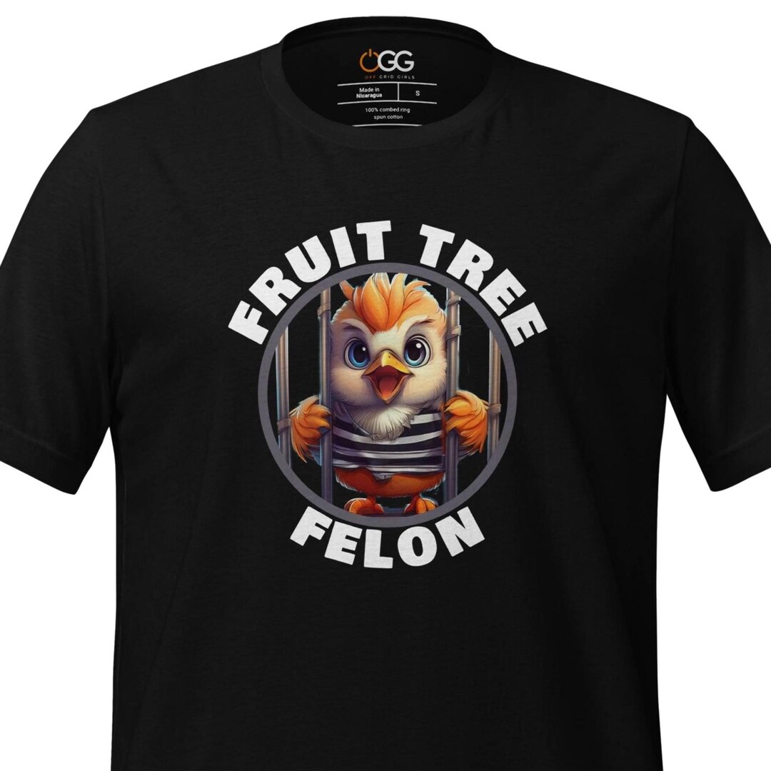 Fruit Tree Felon bird T-shirt - Etsy
