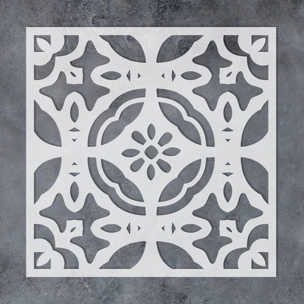 Tile Stencil - Etsy