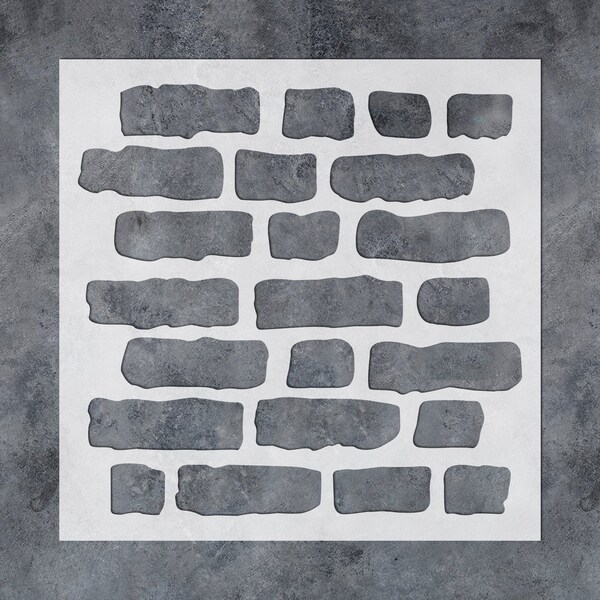 Brick Stencil - Etsy