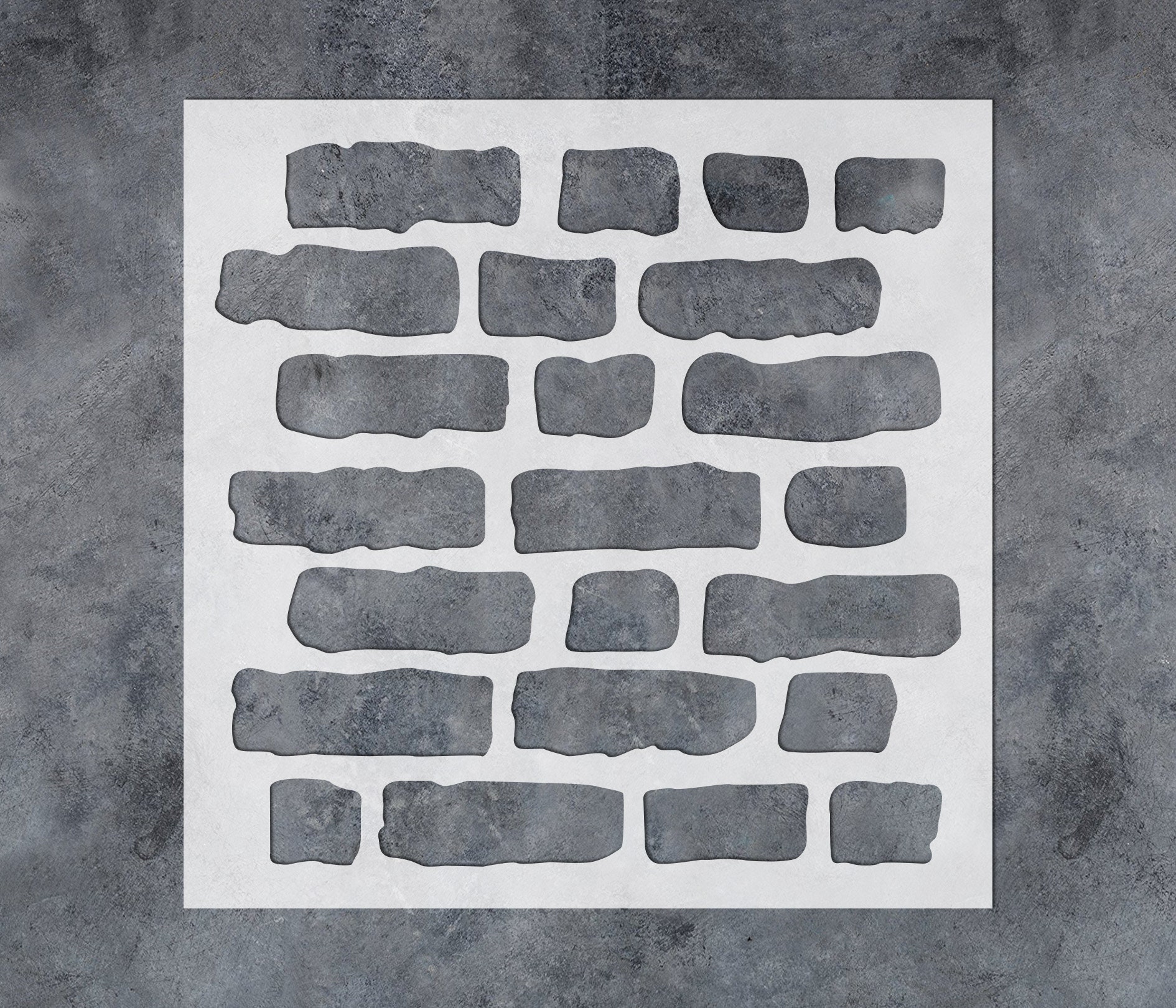 Anchorman Stencil Brick