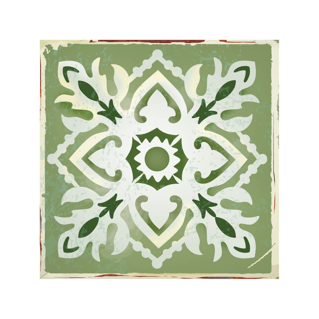 Tile Stickers for Home Decoration Waterproof Green Removable Wall ...