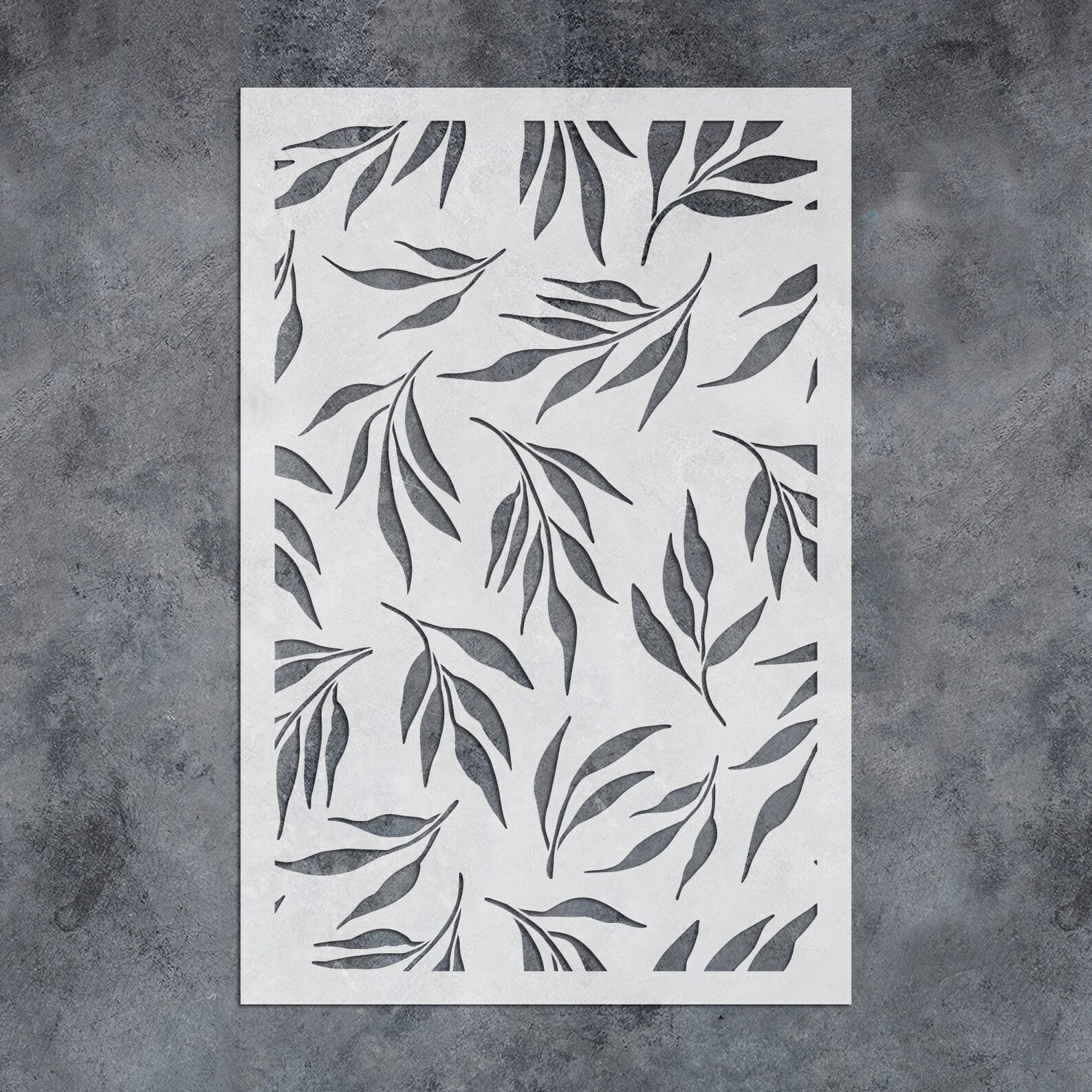 Leaf Wall Stencils Repeatable Pattern for Wall Decor 16x24inch - Etsy