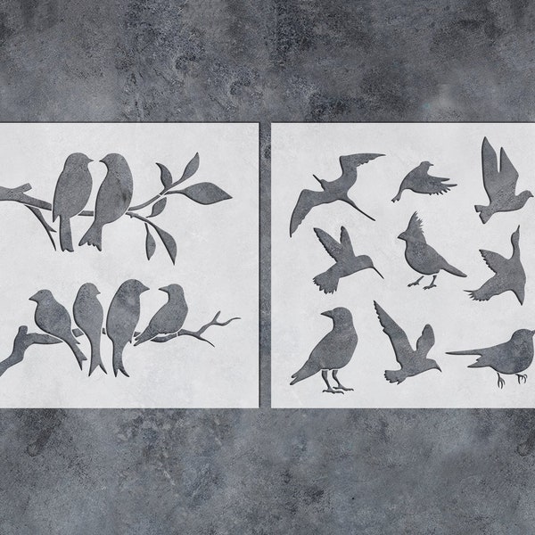 Bird Stencils - Etsy