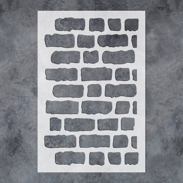Brick Stencil - Etsy