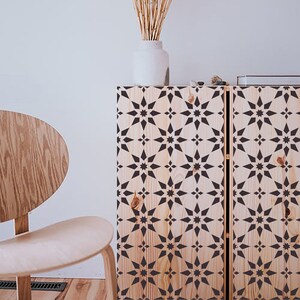 Jewel Tile Stencil Large Reusable Tile Stencil for Painting Floor Wall ...