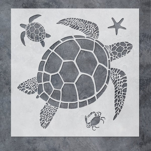 Sea Turtle Stencil - Etsy