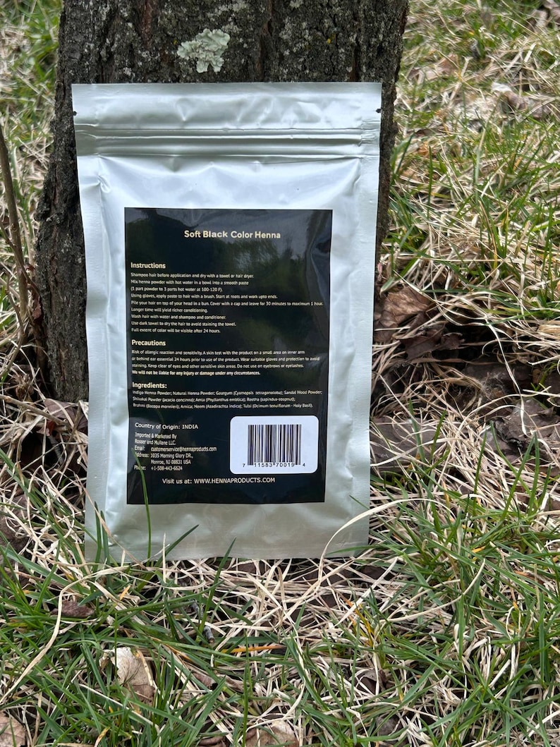 Natural Soft Black Color Henna- 20gm & 100gm - Etsy