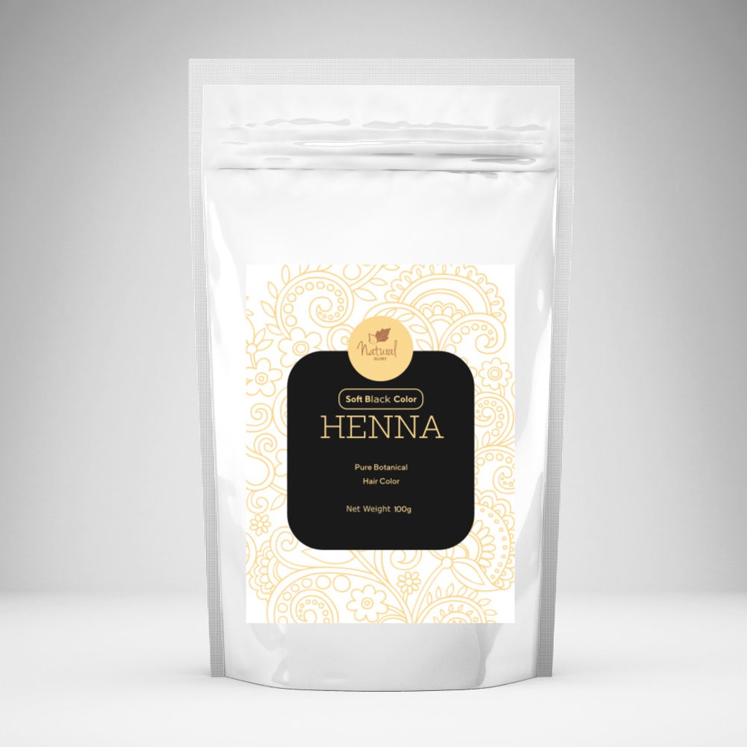 Natural Soft Black Color Henna- 20gm & 100gm - Etsy