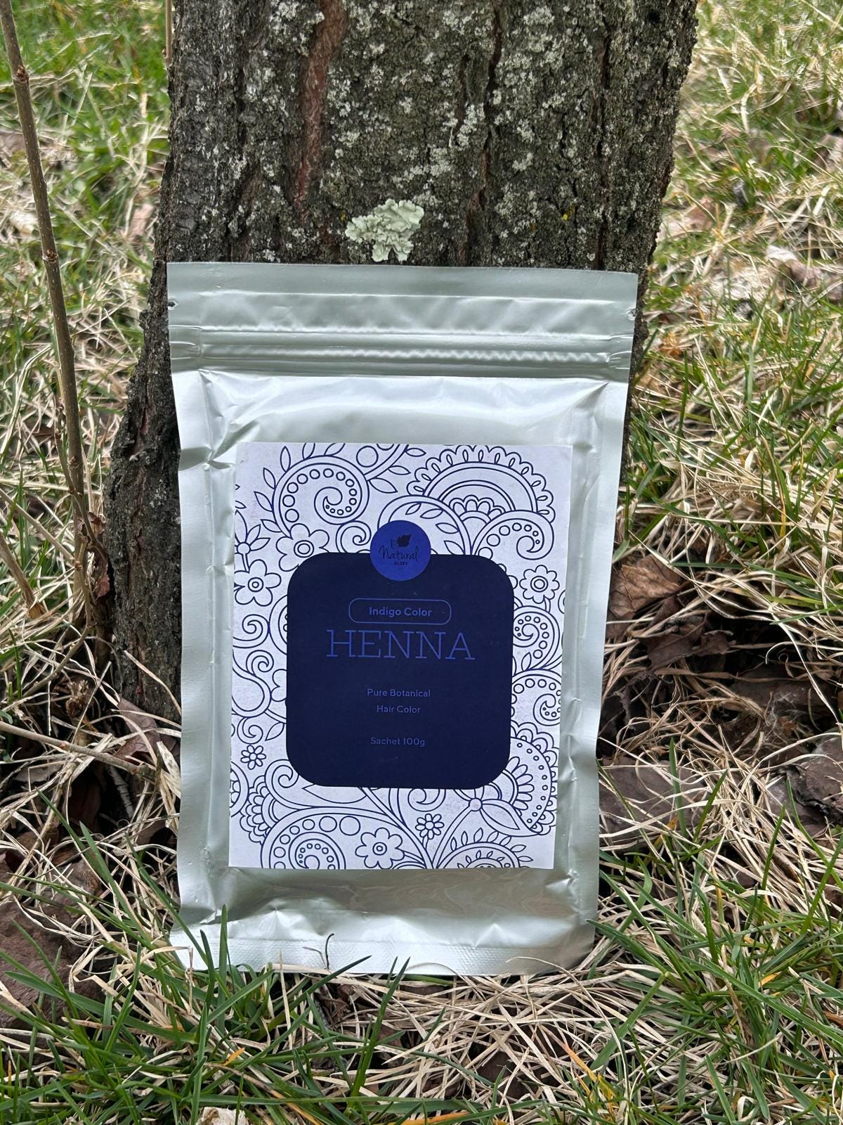 Indigo Henna Hair Color: Natural Herbal Hair Dye (20/100gm) - Etsy