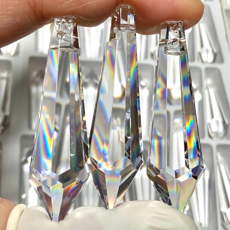 Icicle Acrylic Crystal - Etsy