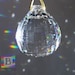 30mm Faceted Crystal Ball for Suncatchers Clear Step Cut Window Prisms ...
