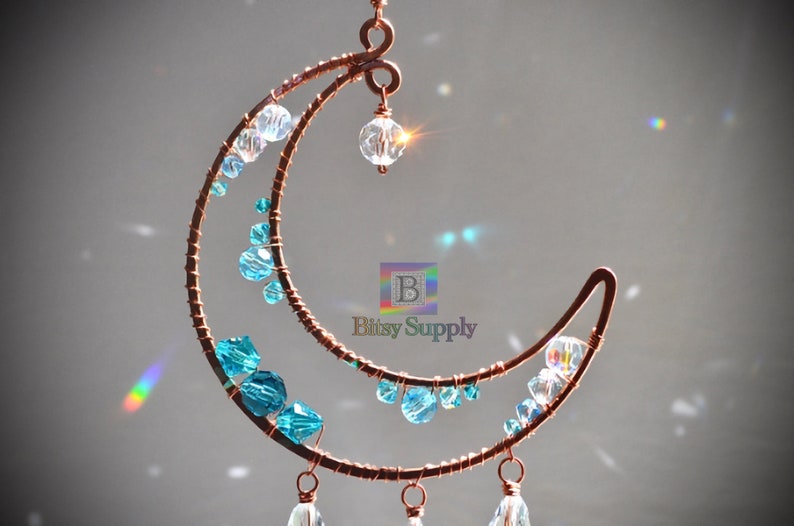 DIY Wire Craft Kit for Beginners Crescent Moon Sun Catcher - Etsy