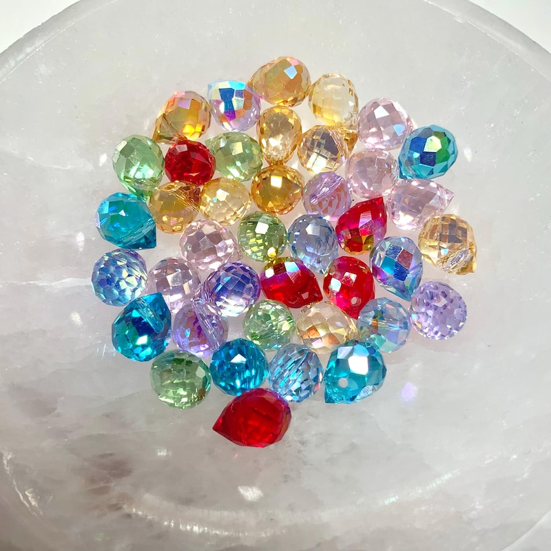 Crystal Briolettes Small - Etsy