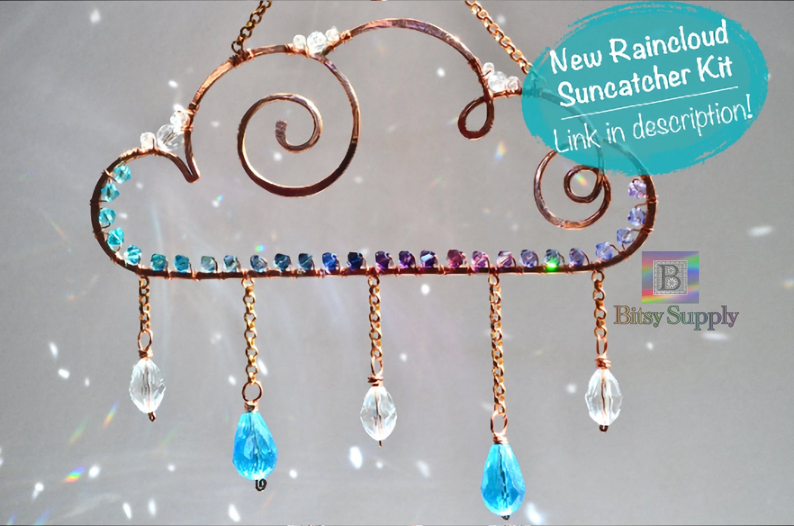 DIY Wire Craft Kit for Beginners Crescent Moon Sun Catcher - Etsy