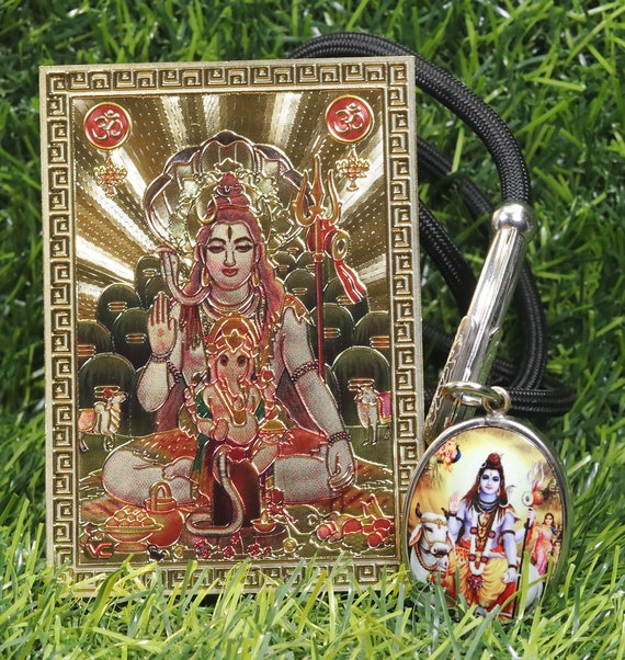 Lord Shiva locket, Shiva statue, Durga pendant, Penda… - Gem