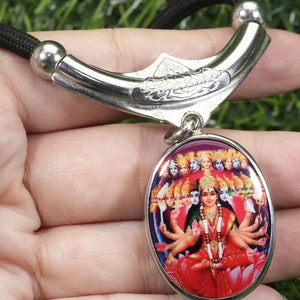 Maa Durga Locket, Mother Durga Statue, Durga Pendant, Pendant Hindu ...